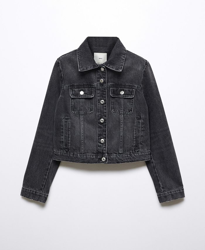 MANGO Women's Pocketed Denim Jacket - Macy's