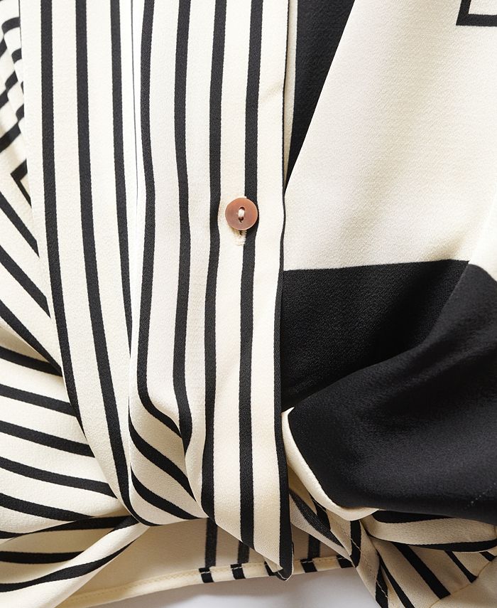 MANGO Women's Geometric Print Shirt - Macy's