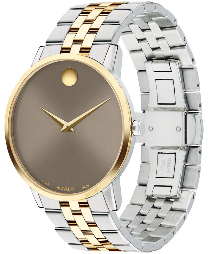 Movado Men's Museum Classic Swiss Quartz Two-Tone Stainless Steel ...