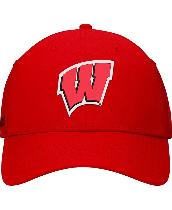 Top of the World Men's Red Wisconsin Badgers Deluxe Flex Hat - Macy's