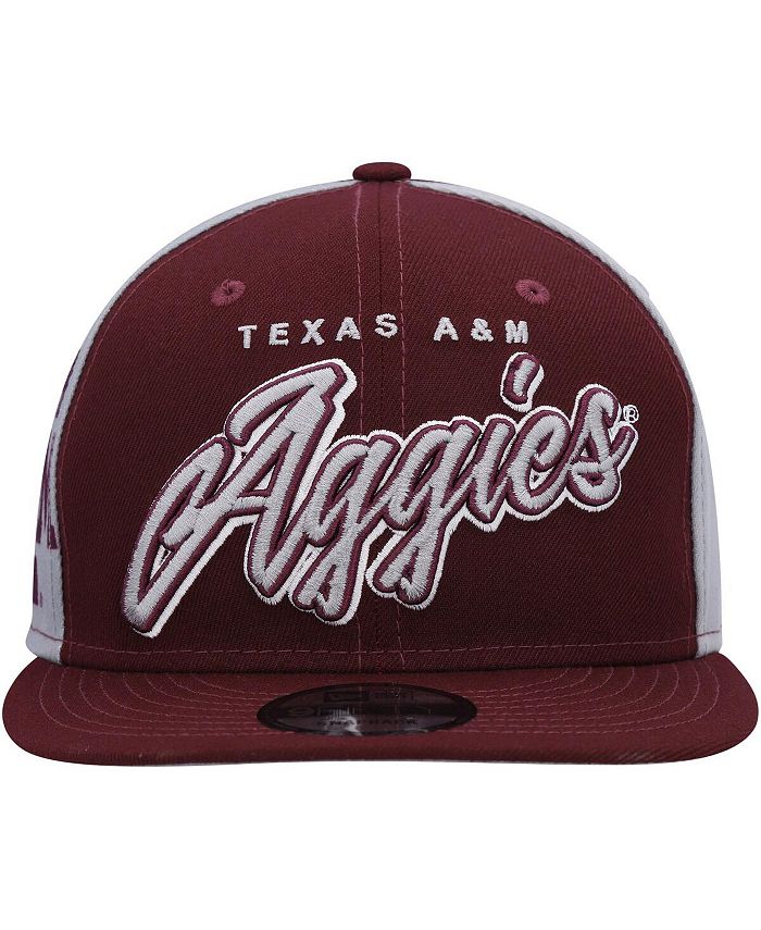 New Era Men's Maroon Texas A&M Aggies Outright 9FIFTY Snapback Hat - Macy's