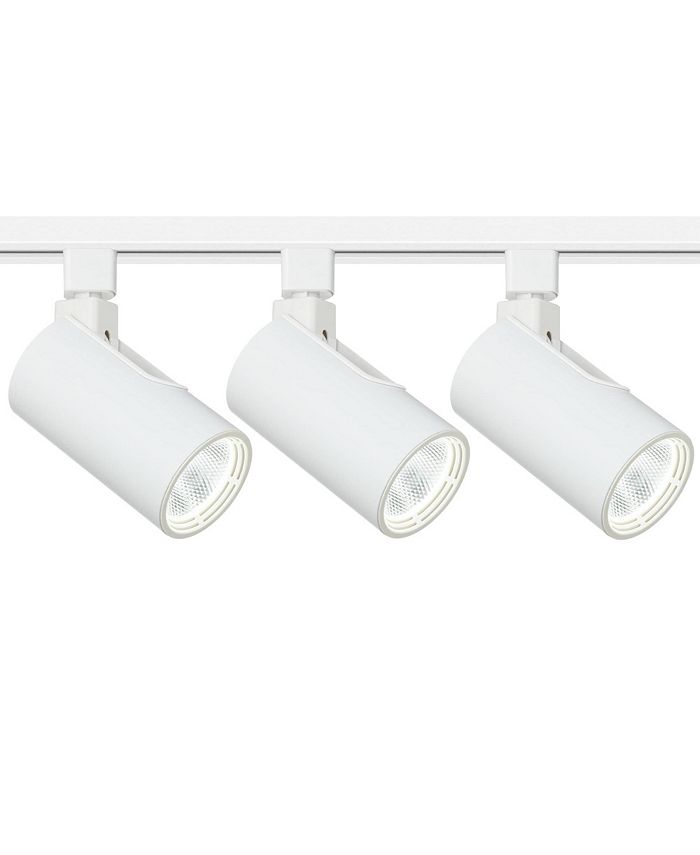 Pro Track 3-Head 20W LED Ceiling Track Light Fixture Kit Floating ...