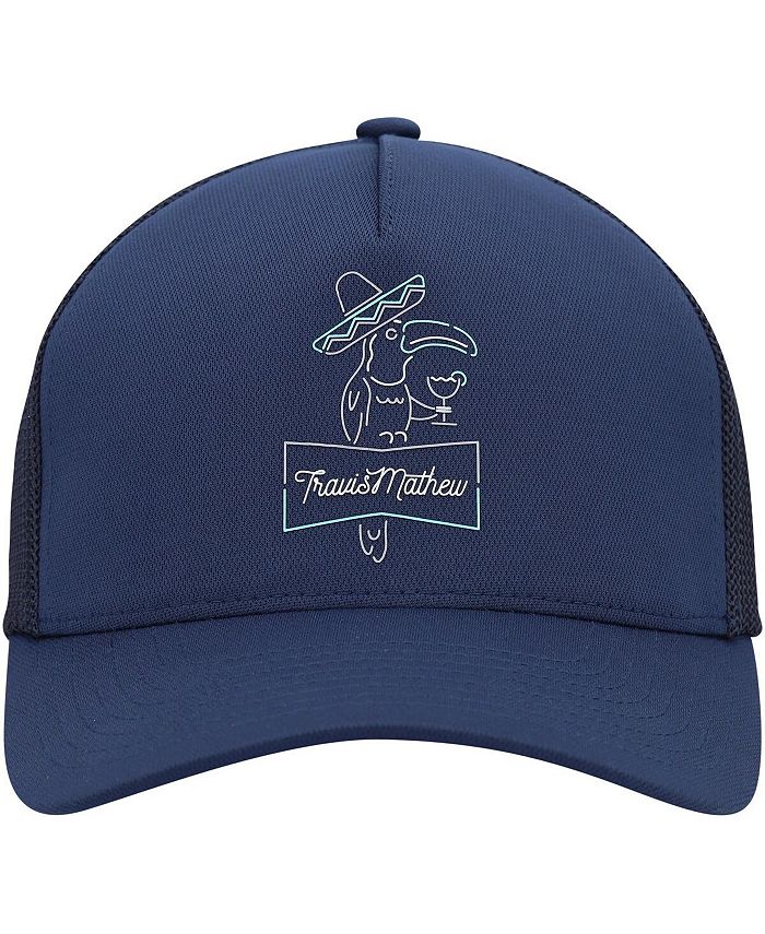 Travis Mathew Men's Navy Morelia Trucker Adjustable Hat - Macy's