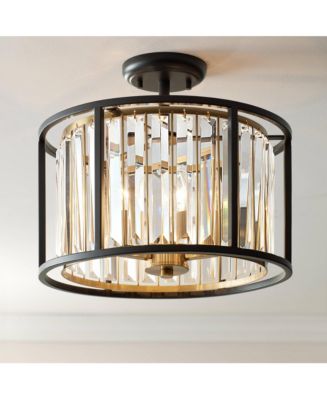 Possini Euro Design Milne Modern Ceiling Light Semi Flush Mount Fixture ...