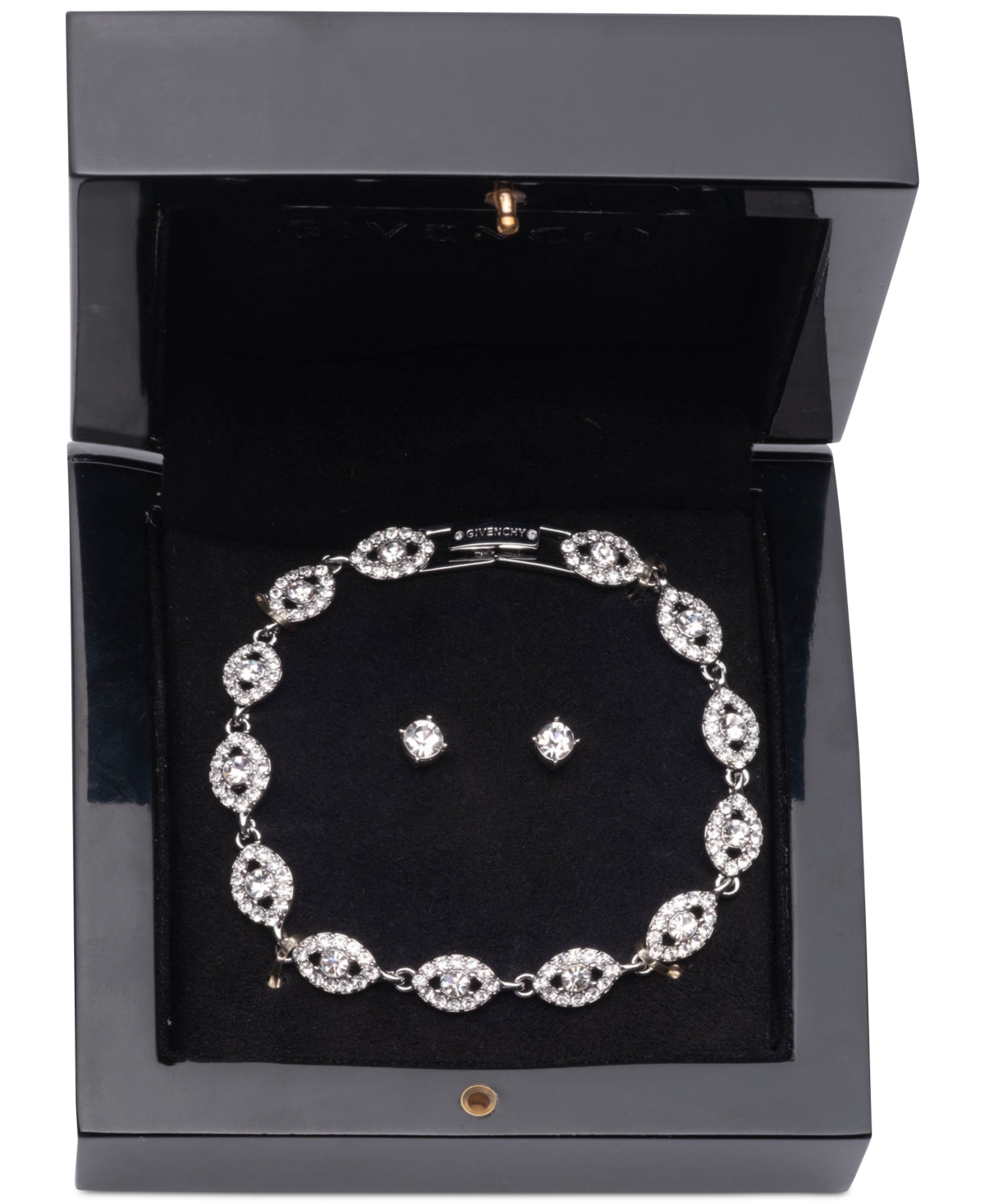 Click here for Givenchy 2-Pc. Set Stone & Crystal Link Bracelet &... prices