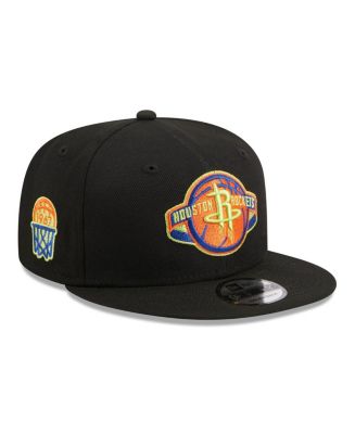 Men's New Era Black Houston Rockets Neon Pop 9FIFTY Snapback Hat - Macy's