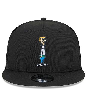 New Era Men's Black The Jetsons George Jetson Trucker 9FIFTY Snapback ...