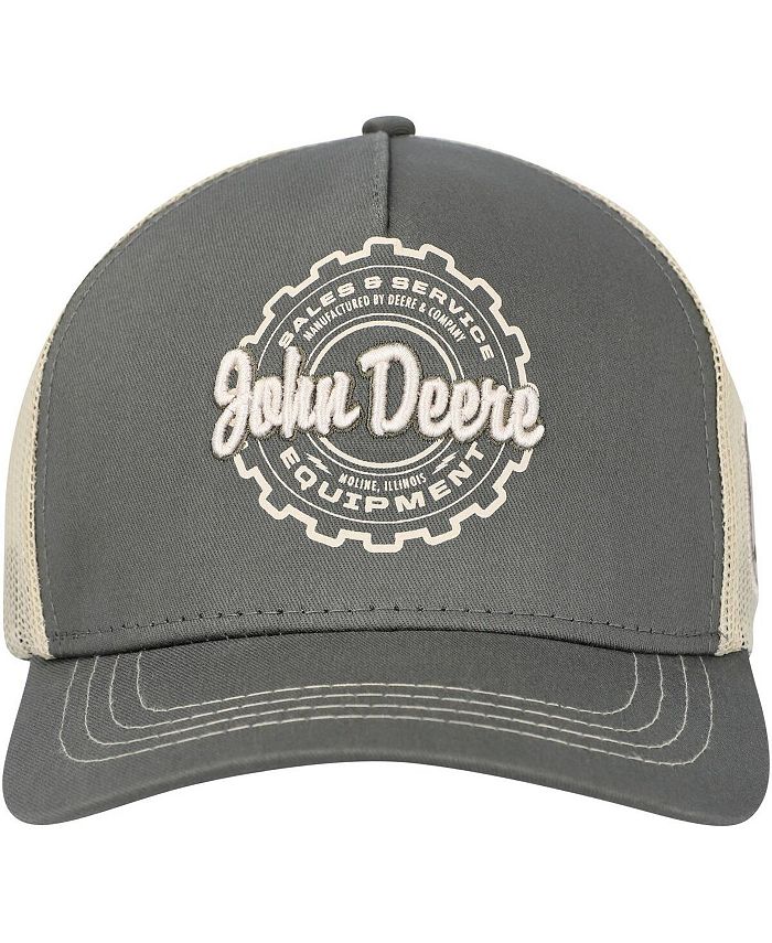 Top of the World Men's Olive John Deere Classic Equipment Trucker ...