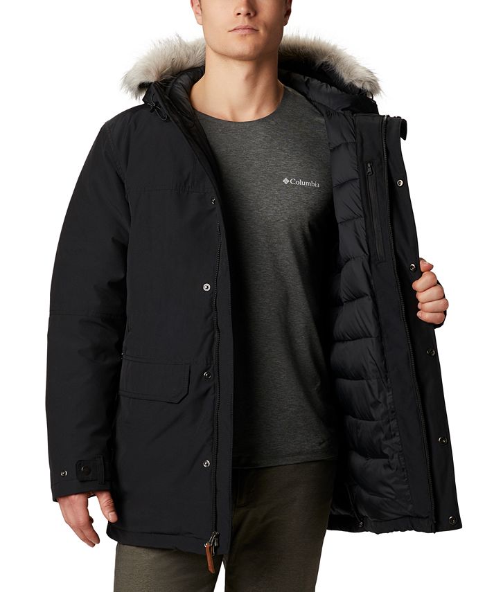 Columbia Men's Marquam Peak Faux-Fur Parka - Macy's