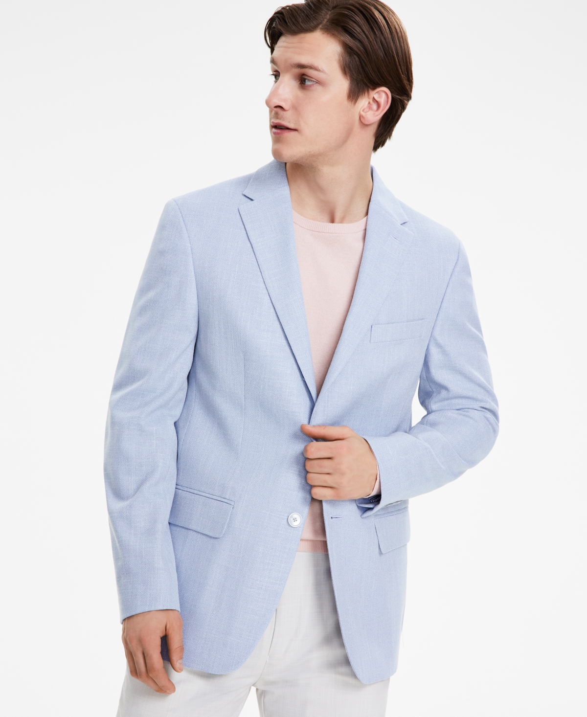 Click here for Tommy Hilfiger Mens Modern-Fit Sport Coat - Light... prices