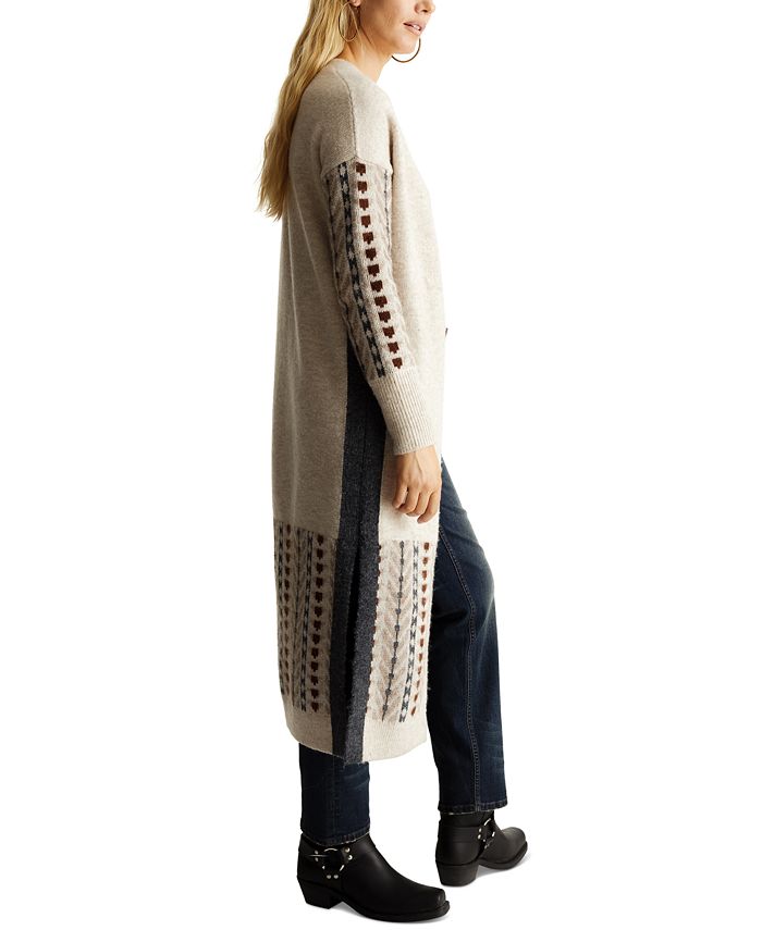 Frye Women's Printed Jacquard Duster Cardigan Sweater - Macy's