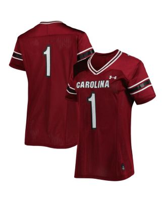 Women's Under Armour #1 Garnet South Carolina Gamecocks Replica Team ...