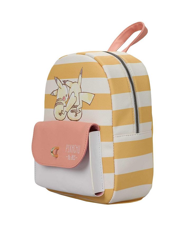 Bioworld Women's Pokemon Pikachu and Poke Ball Mini Backpack and Coin ...