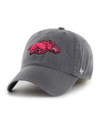 Men's '47 Brand Charcoal Arkansas Razorbacks Franchise Fitted Hat - Macy's