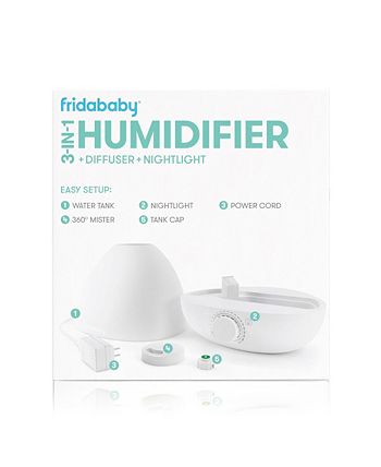 Frida 3-in-1 Humidifier with Diffuser and Nightlight by Frida Baby - Macy's