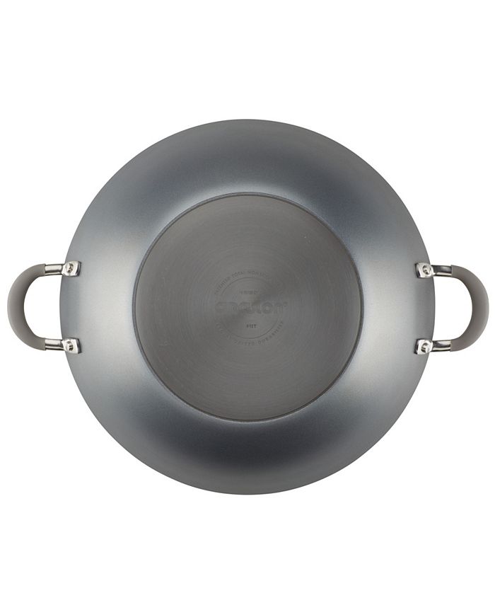 Circulon Elementum Hard Anodized Aluminum Nonstick 14 Wok With Side