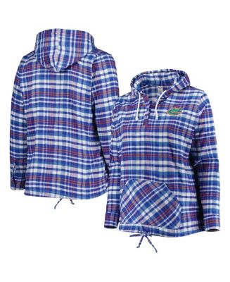 Women's Royal, Orange Florida Gators Plus Size Mainstay Plaid ...