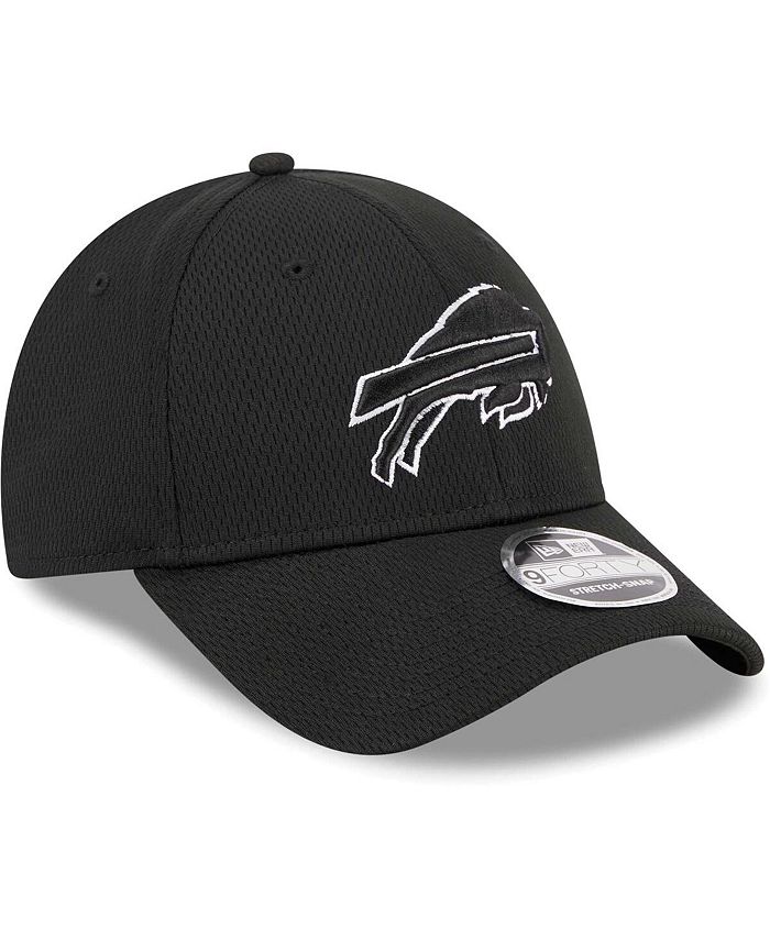 New Era Men's Black Buffalo Bills Main B-Dub 9FORTY Adjustable Hat - Macy's