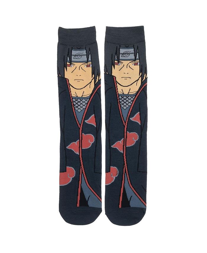Bioworld Men's Naruto Itachi Uchiha Crew Socks - Macy's
