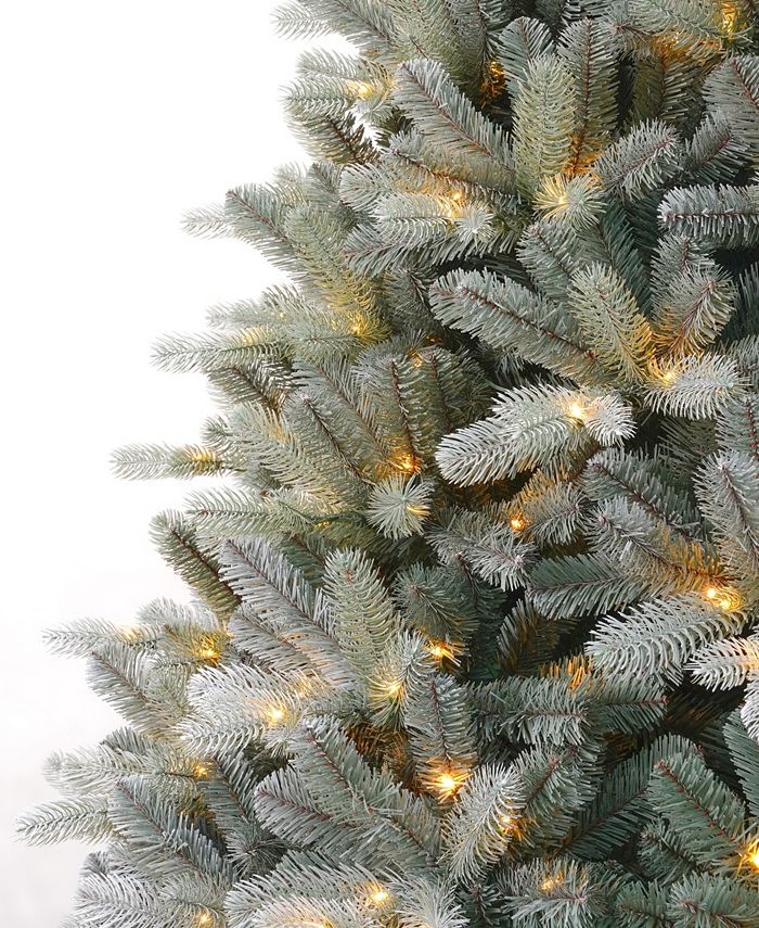 Seasonal Spruce 9' Pre-Lit PE Mixed PVC Tree with Metal Stand, 3680 ...