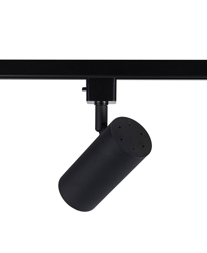 Pro Track Black 8.5 Watt LED Cylinder Lightolier System Track Head ...