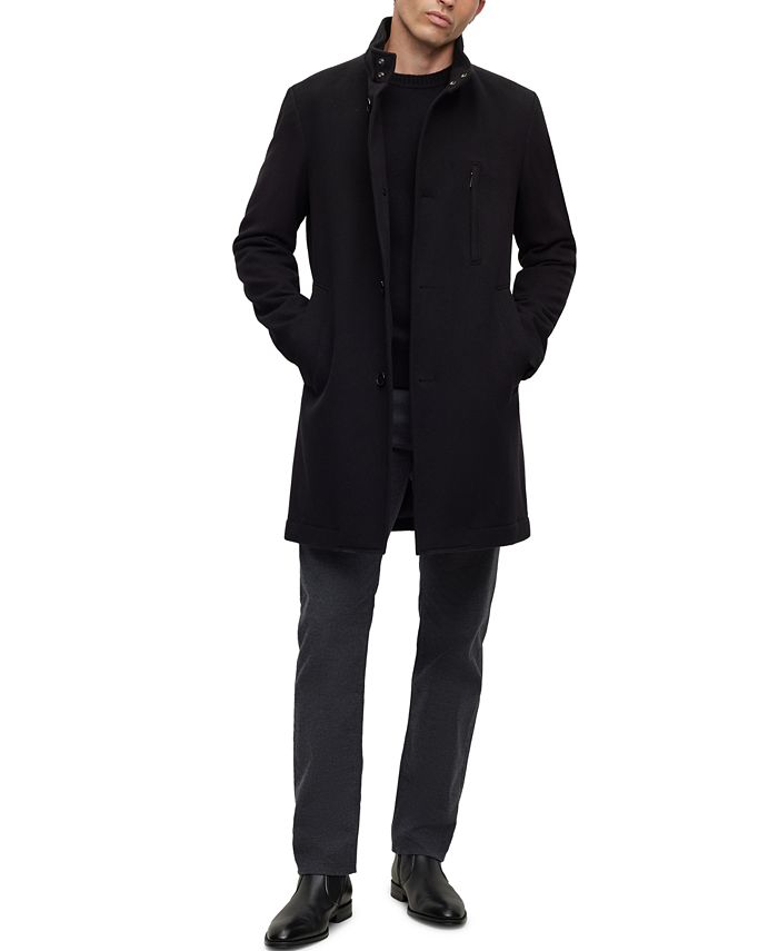 Hugo Boss Men's Slim-Fit Coat - Macy's