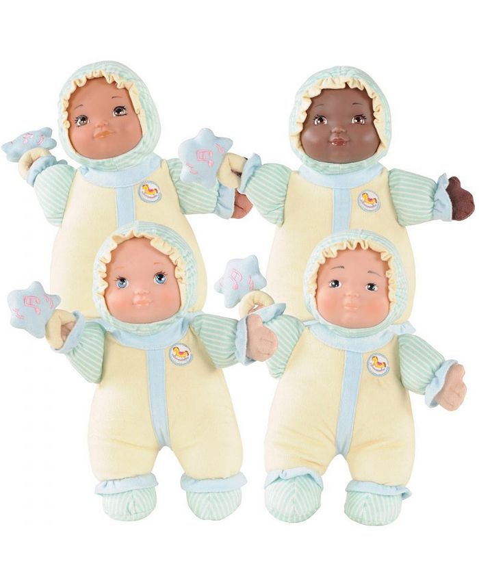 Kaplan Early Learning My 1st Baby Doll 12" Soft Body Doll - Set of 4 ...