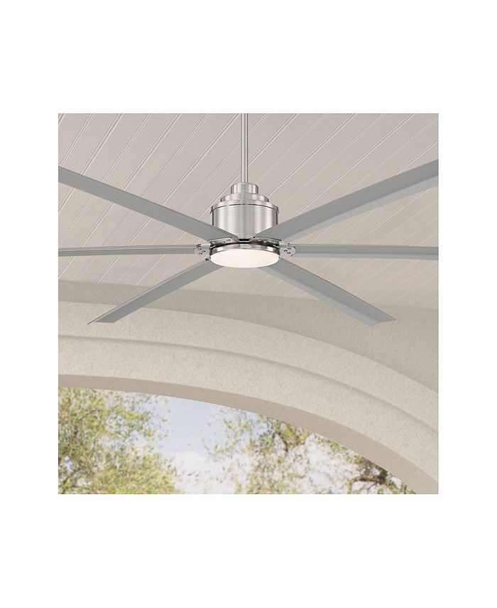Casa Vieja 84" Ultra Breeze Modern Industrial Outdoor Ceiling Fan with ...