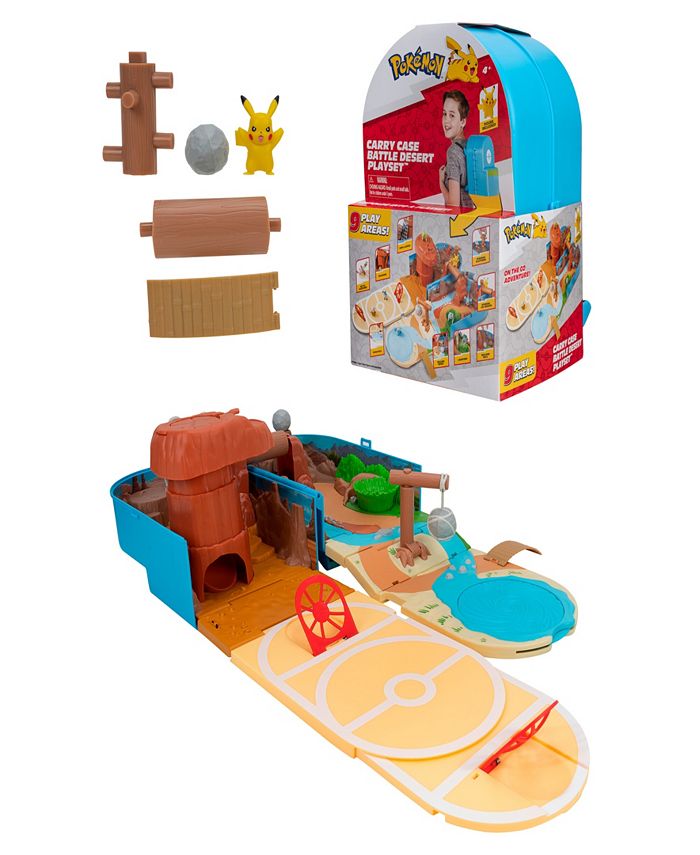 Pokemon Carry Case Battle Desert Playset with Figure - Macy's