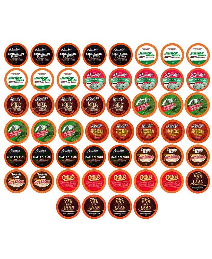 Two Rivers Coffee Chocolate Overload Coffee Sampler, Keurig, Variety ...