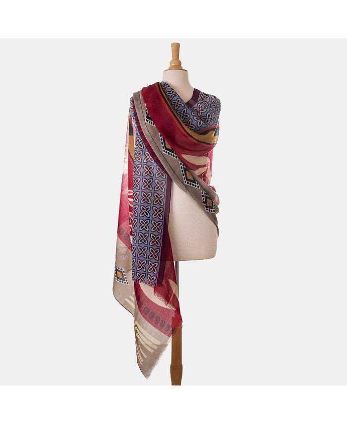 Elizabetta Natalia - Large Wool Scarf for Women - Macy's