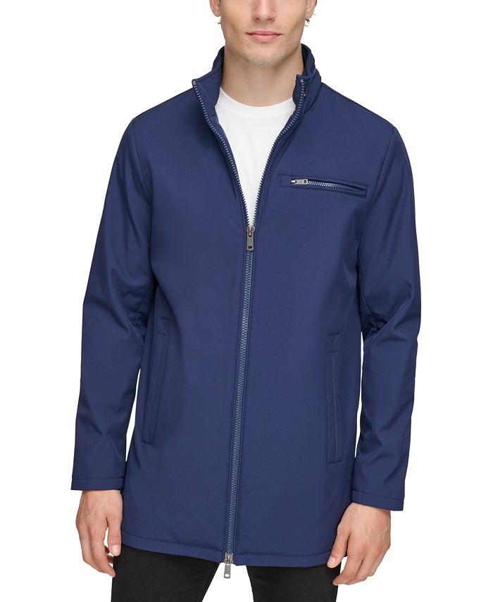 Kenneth Cole Men's Hidden-Hood Full-Zip Jacket - Macy's