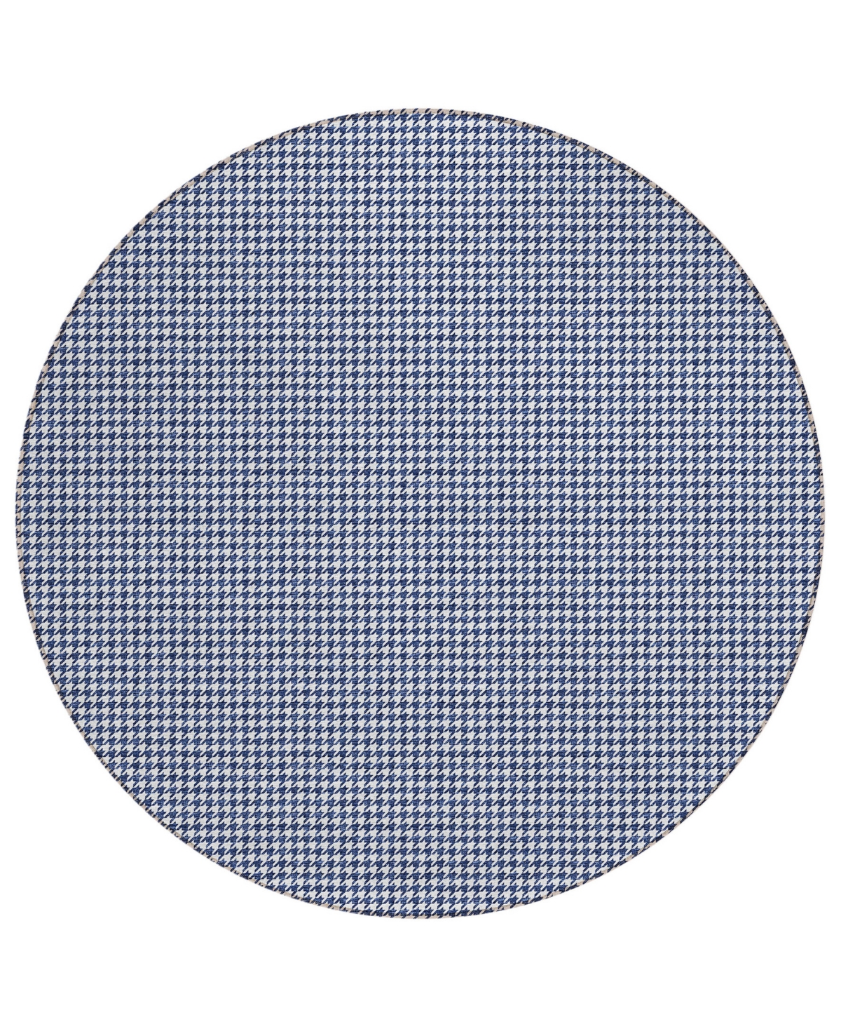 Click here for Dalyn Hinton HN1 10 x 10 Round Area Rug - Navy prices