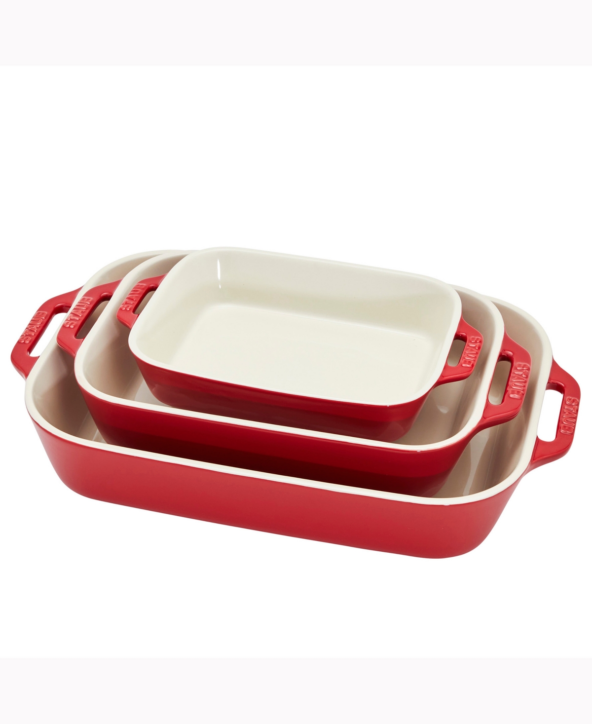 Click here for Staub Ceramic 3-Piece Rectangular Baking Dish Set... prices