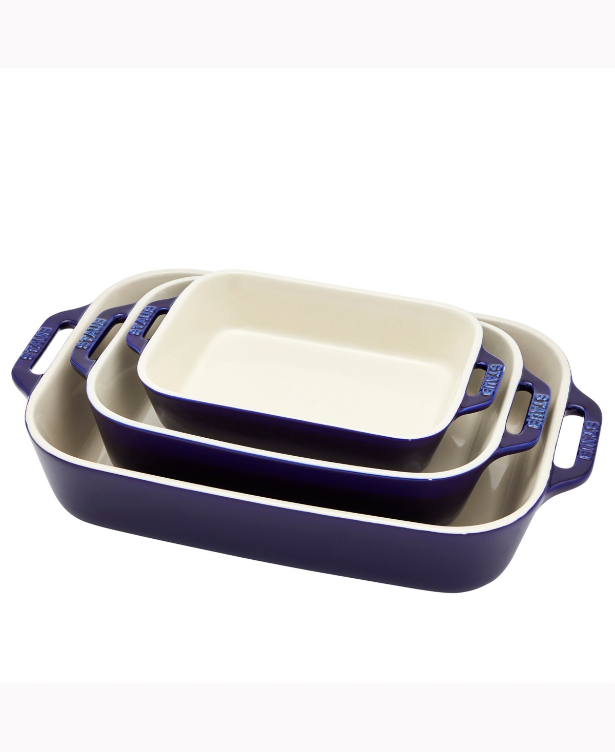 Click here for Staub Ceramic 3-Piece Rectangular Baking Dish Set... prices
