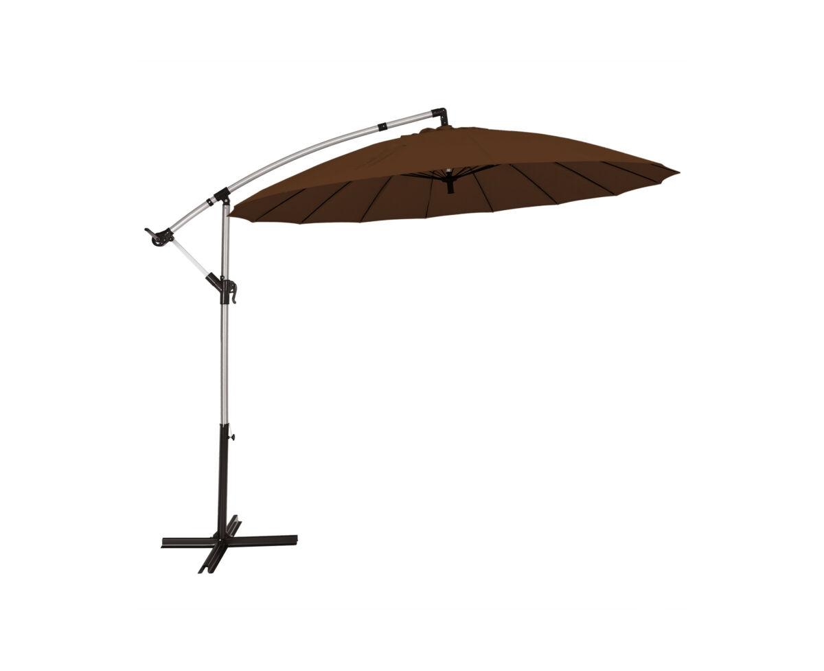 Click here for 10 ft Patio Offset Umbrella Market Hanging Umbrell... prices