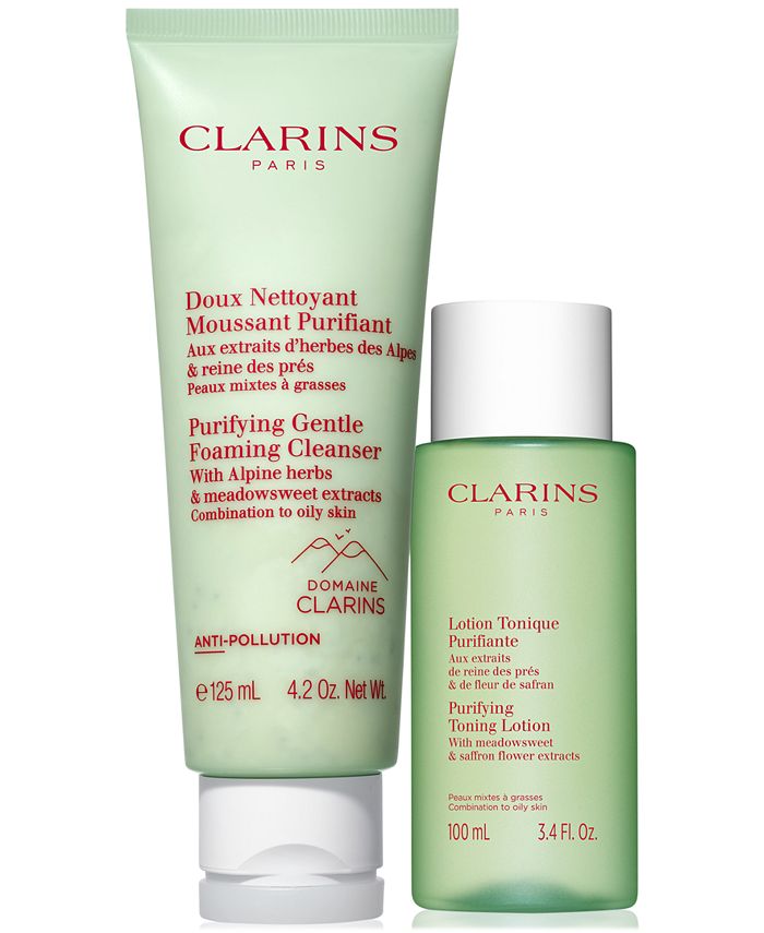 Clarins 2-Pc. Purifying Cleansing Skincare Set - Combination To Oily Skin - Macy's