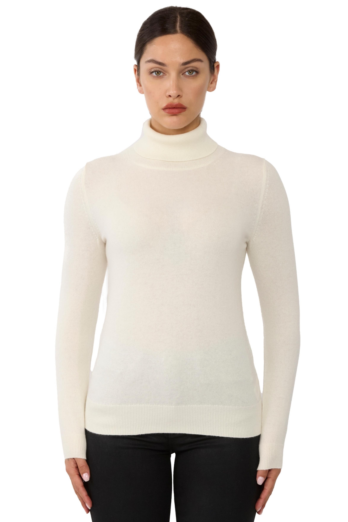 Click here for Jennie Liu Womens 100 Pure Cashmere Long Sleeve Tu... prices