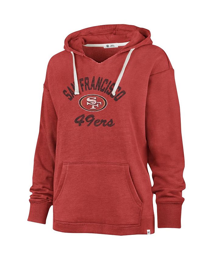 '47 Brand Women's Scarlet Distressed San Francisco 49ers Wrapped Up ...