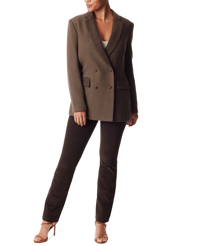 Sam Edelman Women's Braelynn Relaxed Double-Breasted Blazer - Macy's