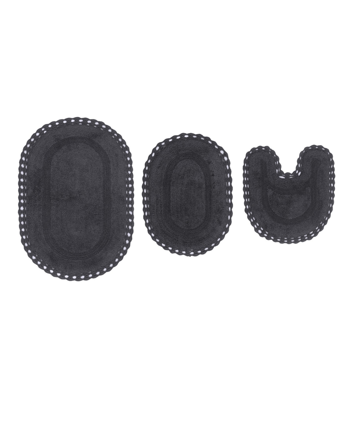 Click here for Home Weavers Hampton Crochet Reversible 3-Pc. Bath... prices