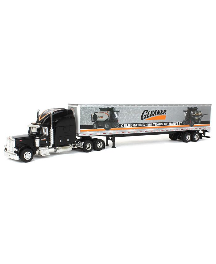 Spec Cast 1/64 Peterbilt 379 Semi Truck with a Box Trailer Gleaner ...