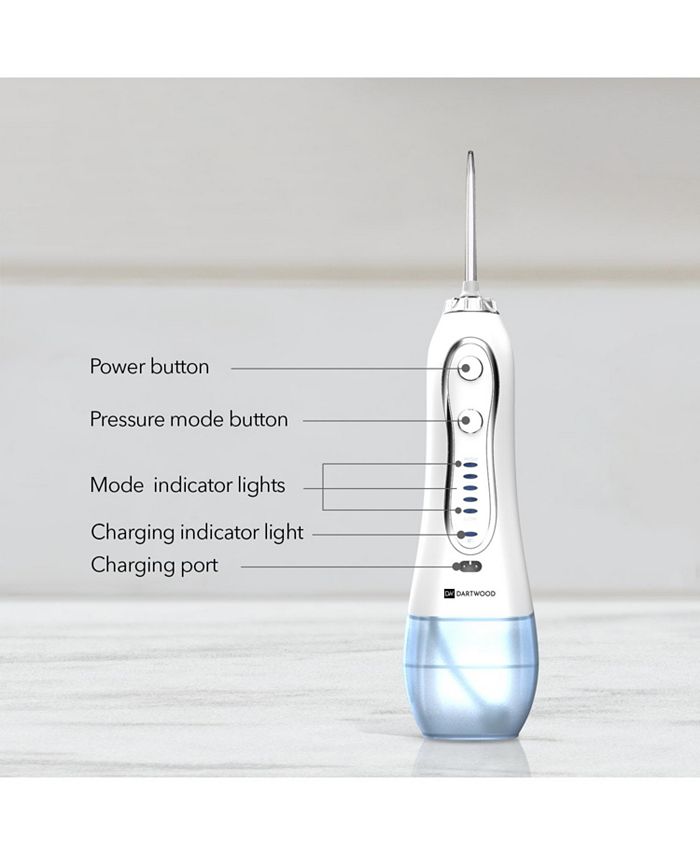 Dartwood Dental Cordless Oral Irrigator - Teeth Cleaning Kit - with ...