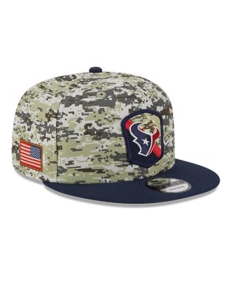 Men's New Era Camo, Navy Houston Texans 2023 Salute To Service 9FIFTY Snapback Hat - Macy's