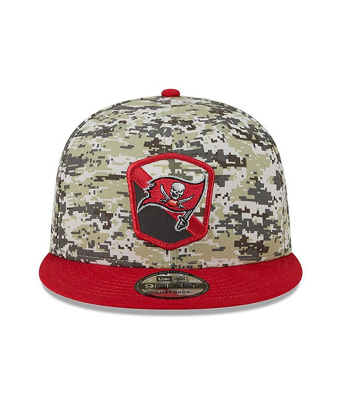 New Era Men's Camo, Scarlet Tampa Bay Buccaneers 2023 Salute To Service ...