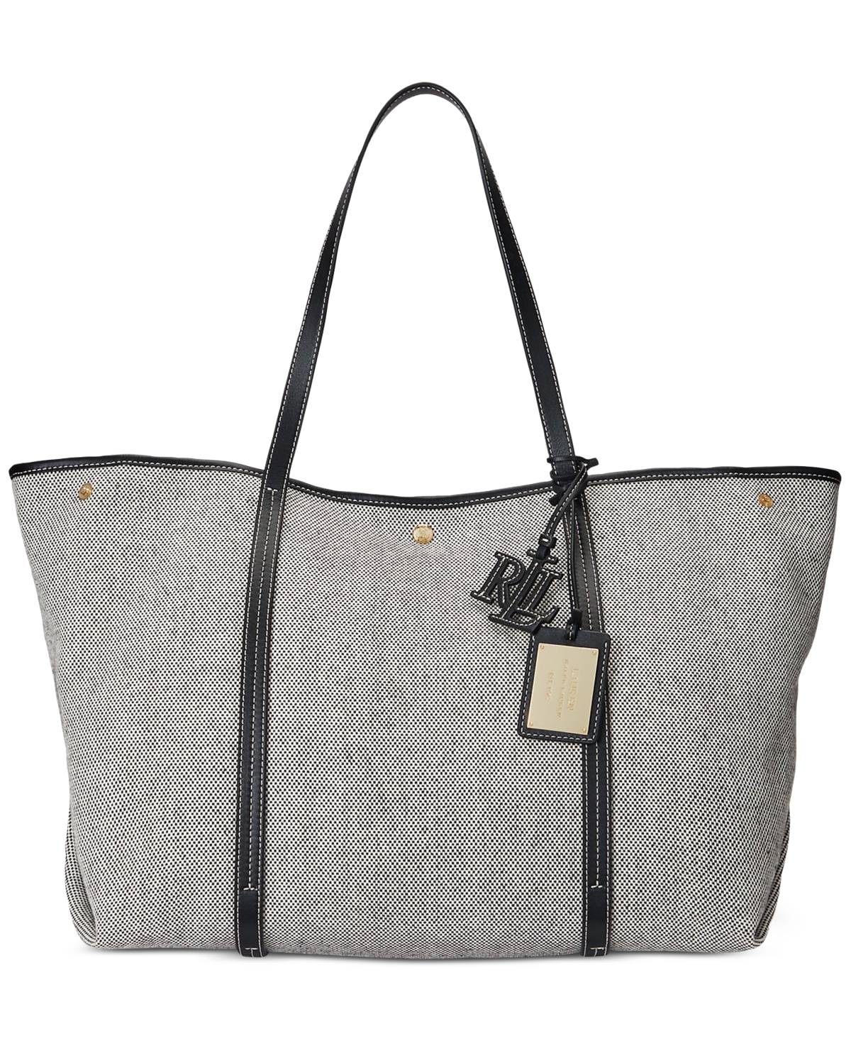 Click here for Lauren Ralph Lauren Emerie Canvas and Leather Extr... prices