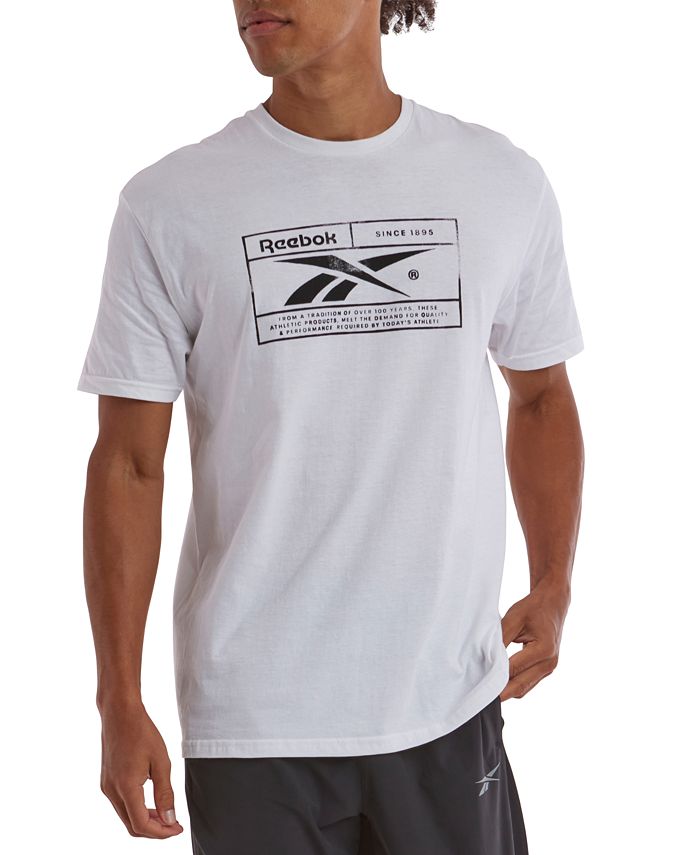Reebok Men's Athlete Label Logo Graphic T-Shirt - Macy's