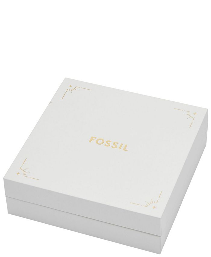 Fossil Women's Jacqueline Three-Hand Gold-Tone Stainless Steel Watch ...