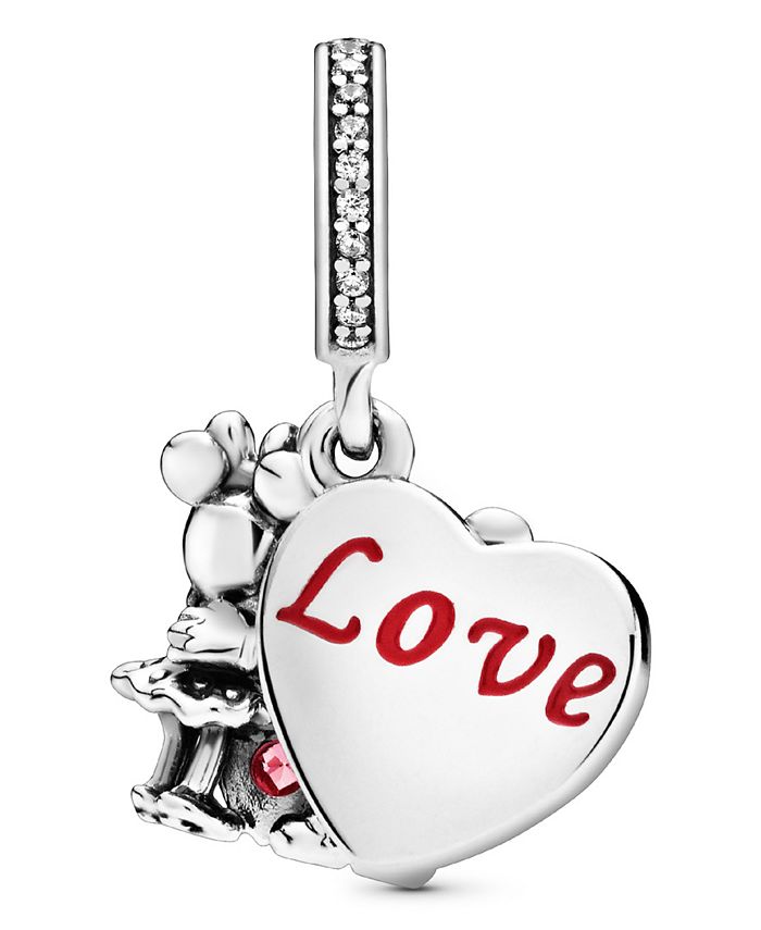 Pandora Cubic Zirconia Disney Mickey Mouse Minnie Mouse Love Dangle ...