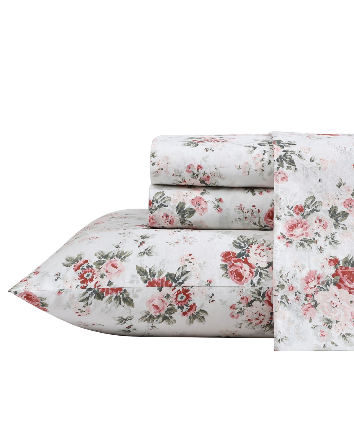 Click here for Laura Ashley Cotton Percale 4-Pc. Sheet Set  Queen... prices